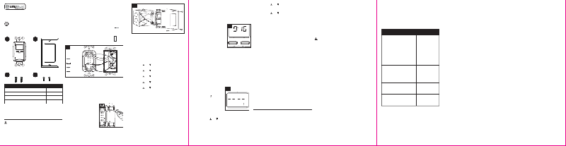 Utilitech Timer Instructions Manual